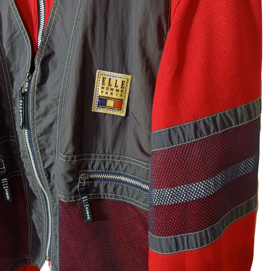 Elle Homme Paris Vintage Jacket with Fisherman Vest (Red) - 28 L 23 W ...