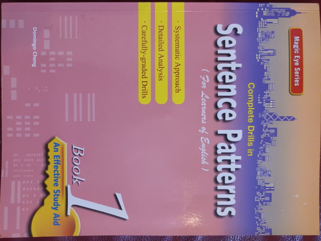 English - Sentence Patterns Book 1, 興趣及遊戲, 書本 & 文具, 教科書 - Carousell