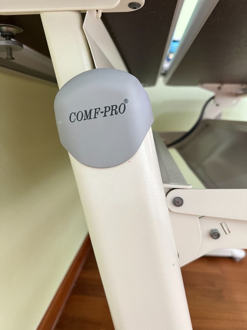 Ergonomic COMF PRO Study Desk Height Adjustable with Attached Whiteboard and Ergo Chair ...