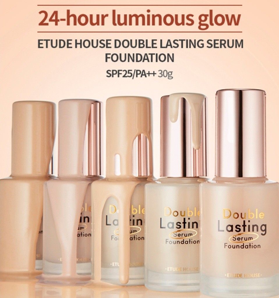 Etude House Double Lasting Serum Foundation (Shade: Beige) EXP. 2025 ...