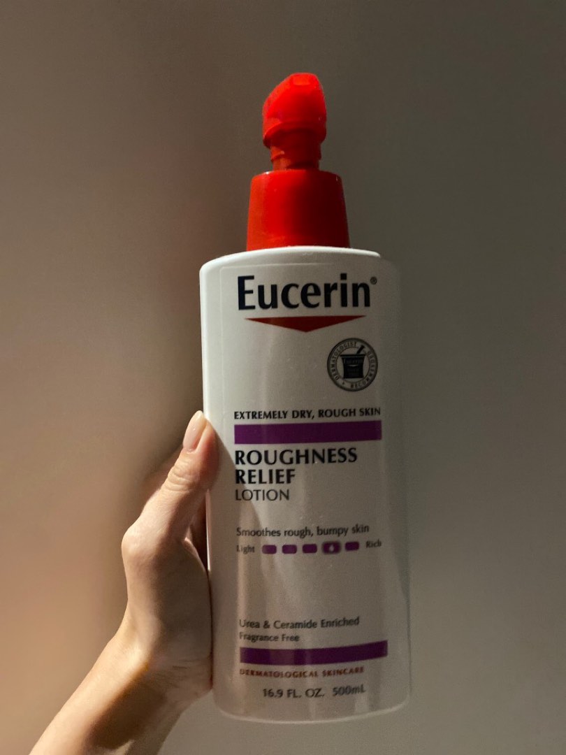 Eucerin roughness relief, Kesehatan & Kecantikan, Kulit, Sabun & Tubuh ...