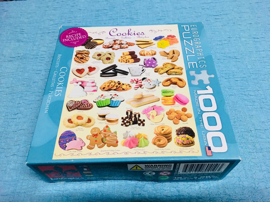 Eurographics Puzzle - Cookies (1000 pcs), Hobbies & Toys, Toys & Games ...