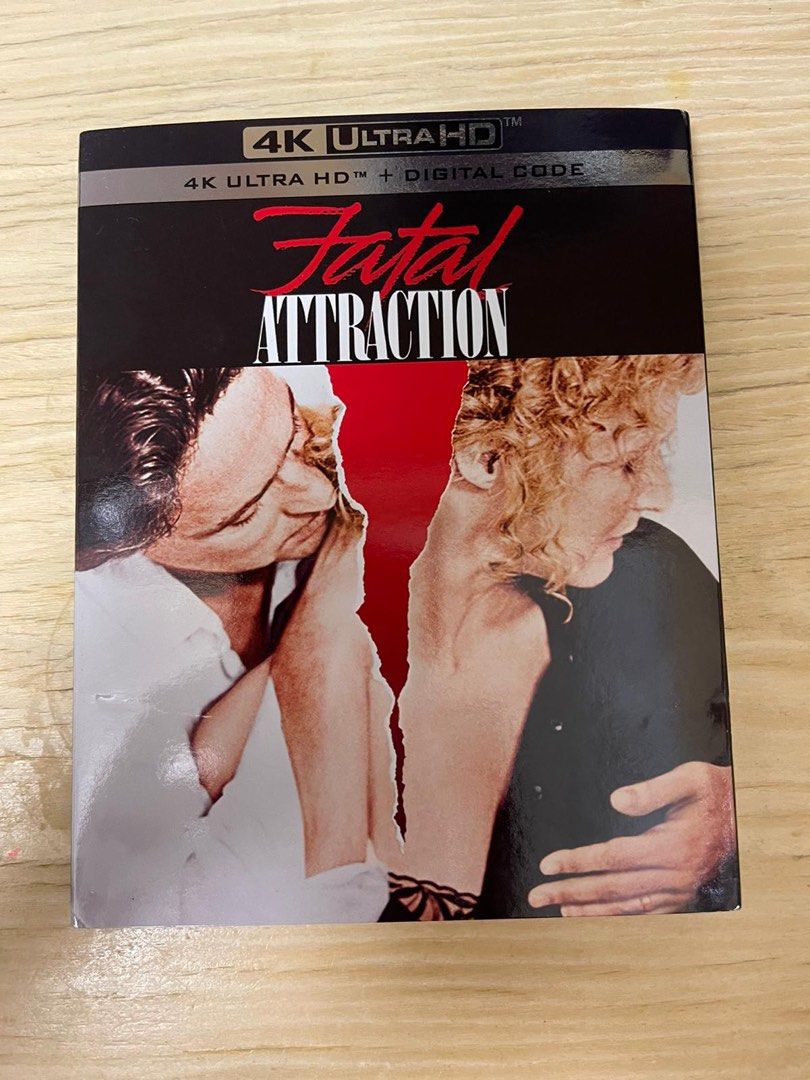 Fatal Attraction 4k Blu Ray 美版英字紙套 興趣及遊戲 音樂樂器 And 配件 音樂與媒體 Cd 及 Dvd