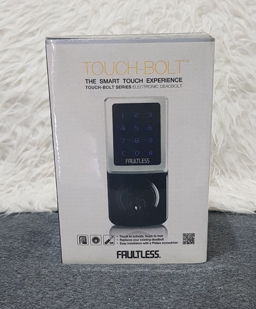 FAULTLESS Touch Bolt Lock, Furniture & Home Living, Home Improvement ...