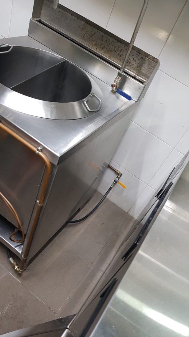 Hawker stall noodle cooker, soup cooker, stainless steel, noodle boiler ...