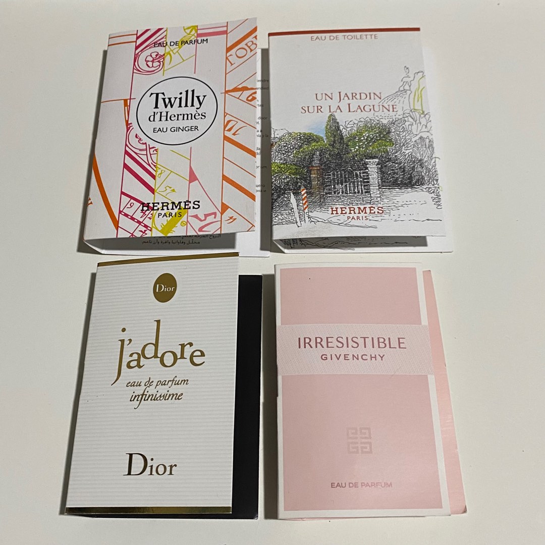 Hermes, Dior, Givenchy Perfume Vials/Sample Set, Beauty & Personal Care ...