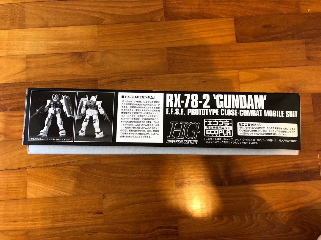 HG GUNDAM RX-78 (ecopla), Hobbies & Toys, Toys & Games on Carousell