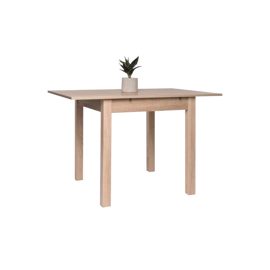 Hipvan Jonah Extendable Dining Table 0.8m-1.2m - Oak (bubbled wrapped ...