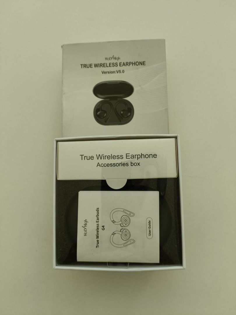 Holy High True Wireless Earbuds G4 - Black, Audio, Earphones on Carousell