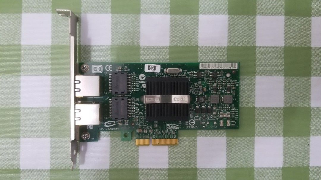 HP PCIe Dual Port LAN Card, 電腦＆科技, 電腦周邊及配件, 電腦周邊產品 - Carousell