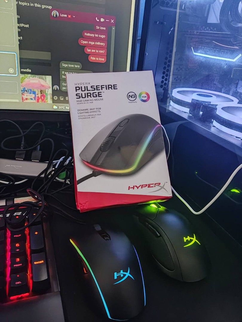 Hyper X Pulsefire Surge, Computers & Tech, Parts & Accessories, Mouse ...