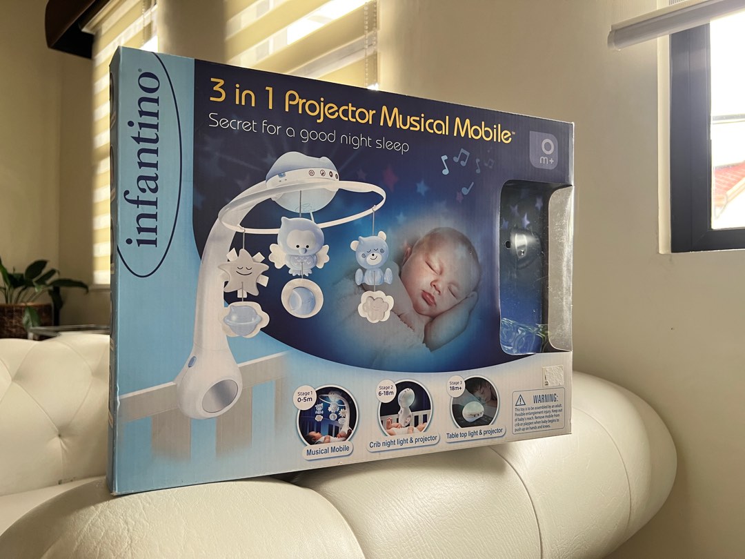 Infantino 3-in-1 Projector Musical Mobile, Babies & Kids, Infant ...