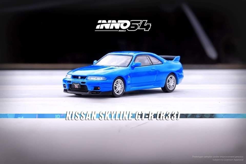 inno64 R33 Skyline 12月預訂 A. IN64-R33-CBL Nissan Skyline GT-R (R33 ...