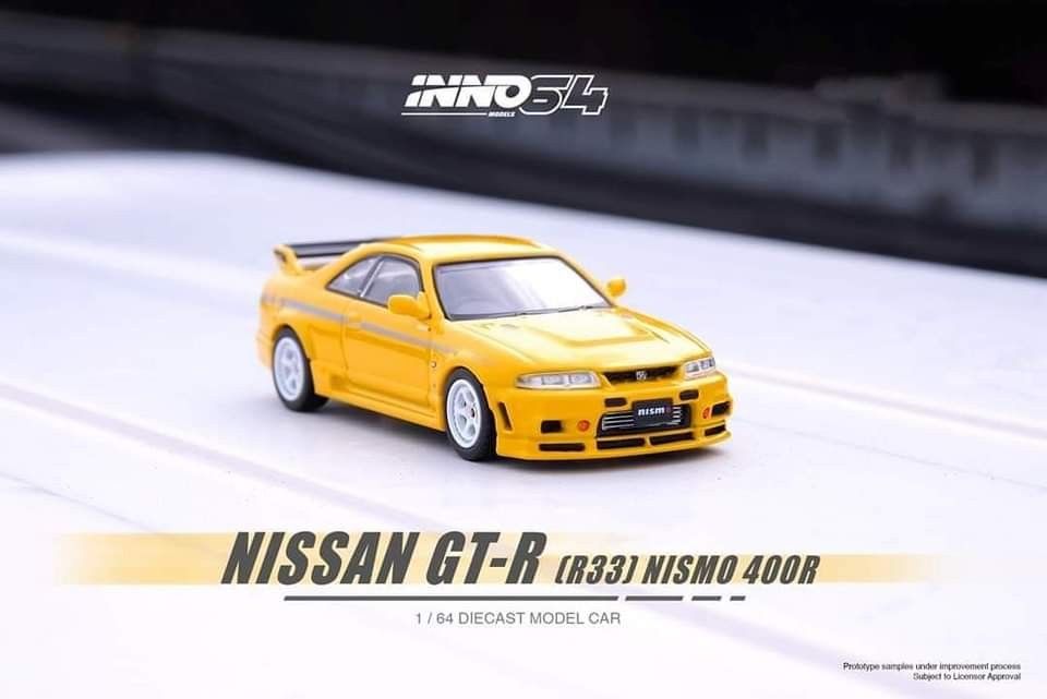 inno64 R33 Skyline 12月預訂 A. IN64-R33-CBL Nissan Skyline GT-R (R33 ...