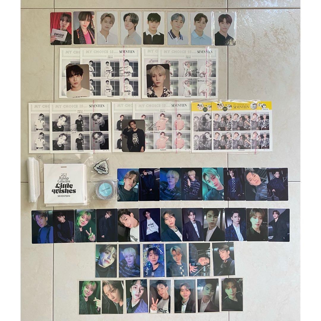 Instock seventeen svt going magazine svt weverse shinhan card wallet pc svt 2021 holiday ...
