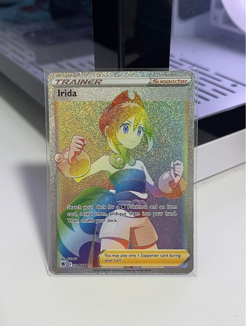 Irida Rainbow Rare 204/189, Hobbies & Toys, Toys & Games on Carousell