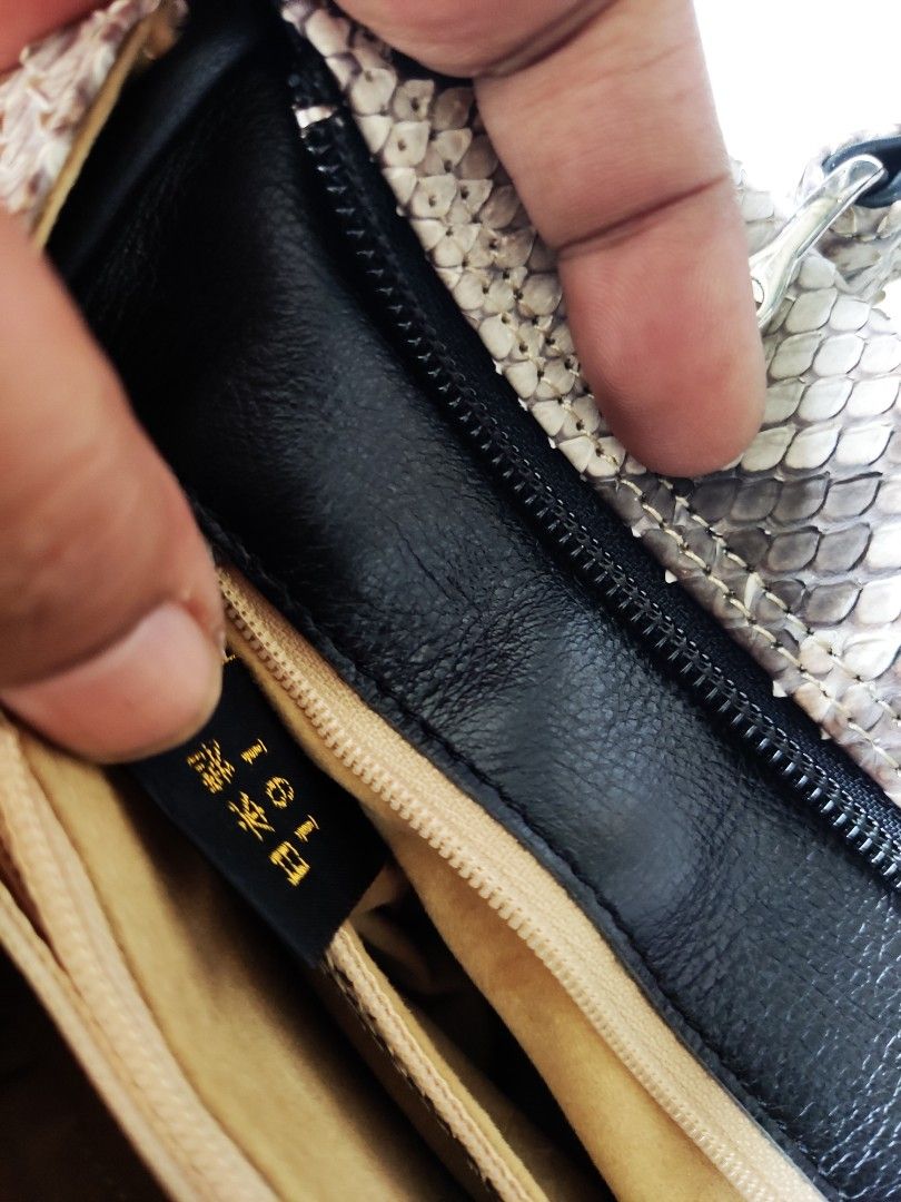 JRA Python Genuine Snake Skin, Luxury, Bags & Wallets on Carousell