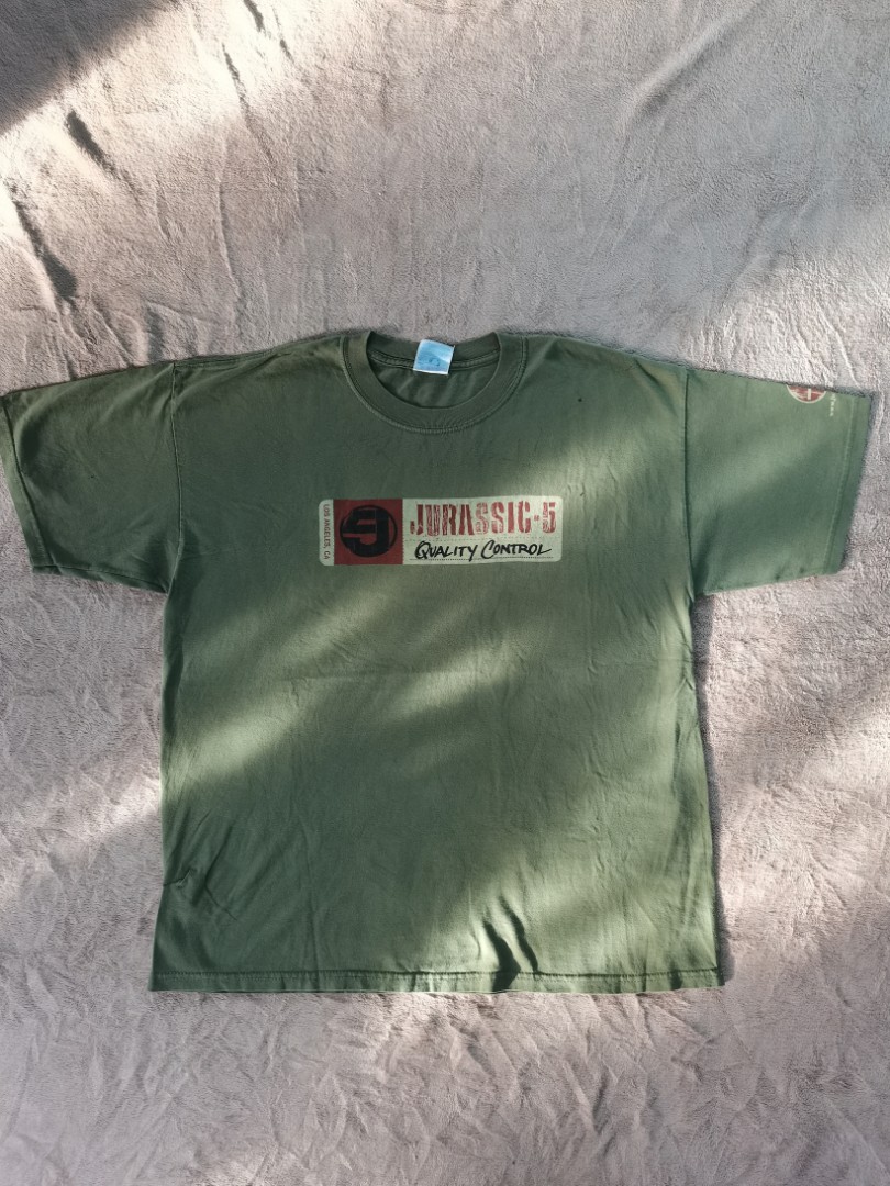 Jurassic 5 quality control rap tee, Men's Fashion, Tops & Sets, Tshirts ...