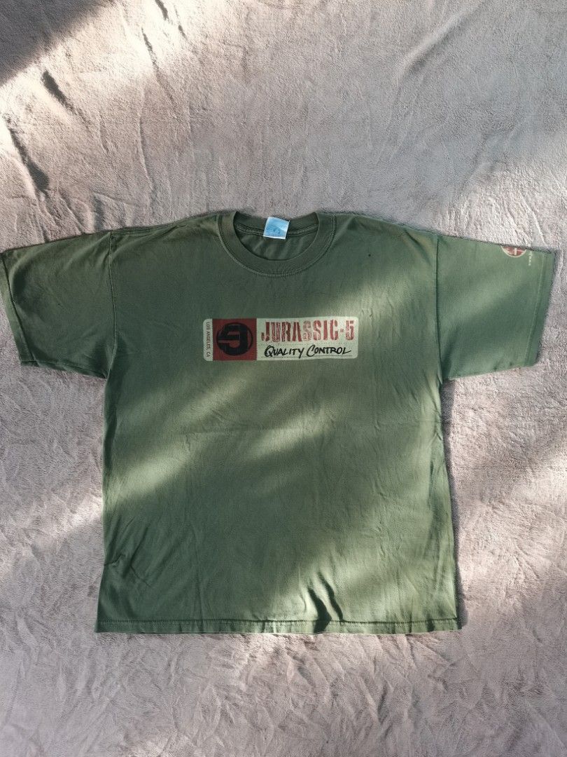 Jurassic 5 quality control rap tee, Men's Fashion, Tops & Sets, Tshirts ...
