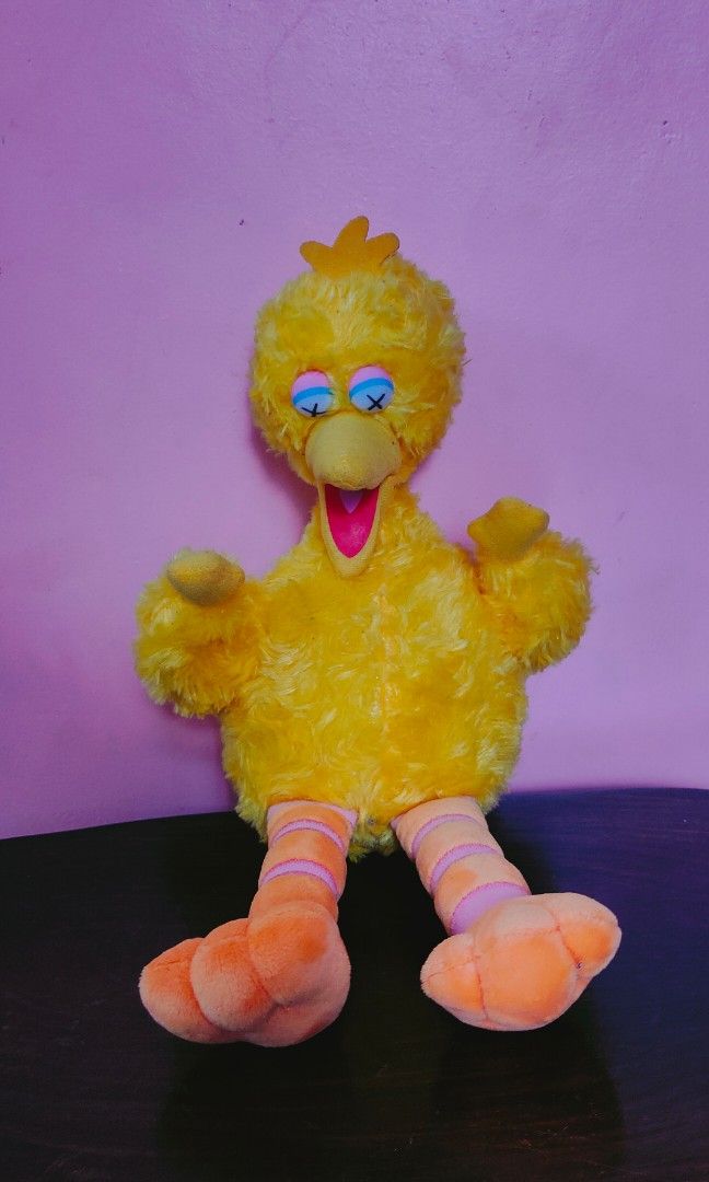 Kaws X Sesame Street Big Bird Hobbies And Toys Toys And Games On Carousell