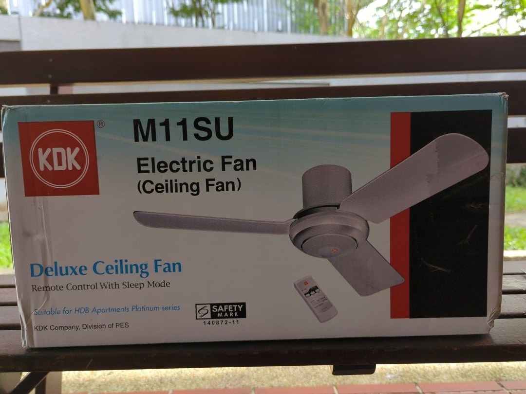 KDK Electric Fan (M11SU), Furniture & Home Living, Lighting & Fans ...