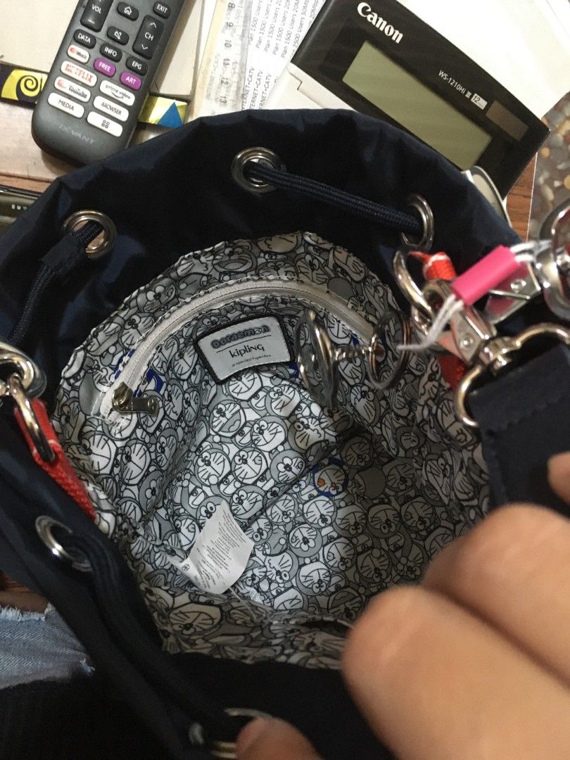 Kipling Labi Doraemon Blue Bucket, Women's Fashion, Bags & Wallets ...