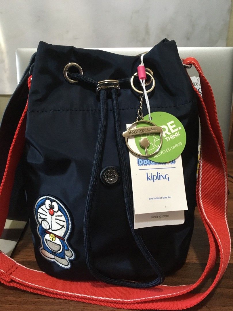 Kipling Labi Doraemon Blue Bucket, Women's Fashion, Bags & Wallets ...