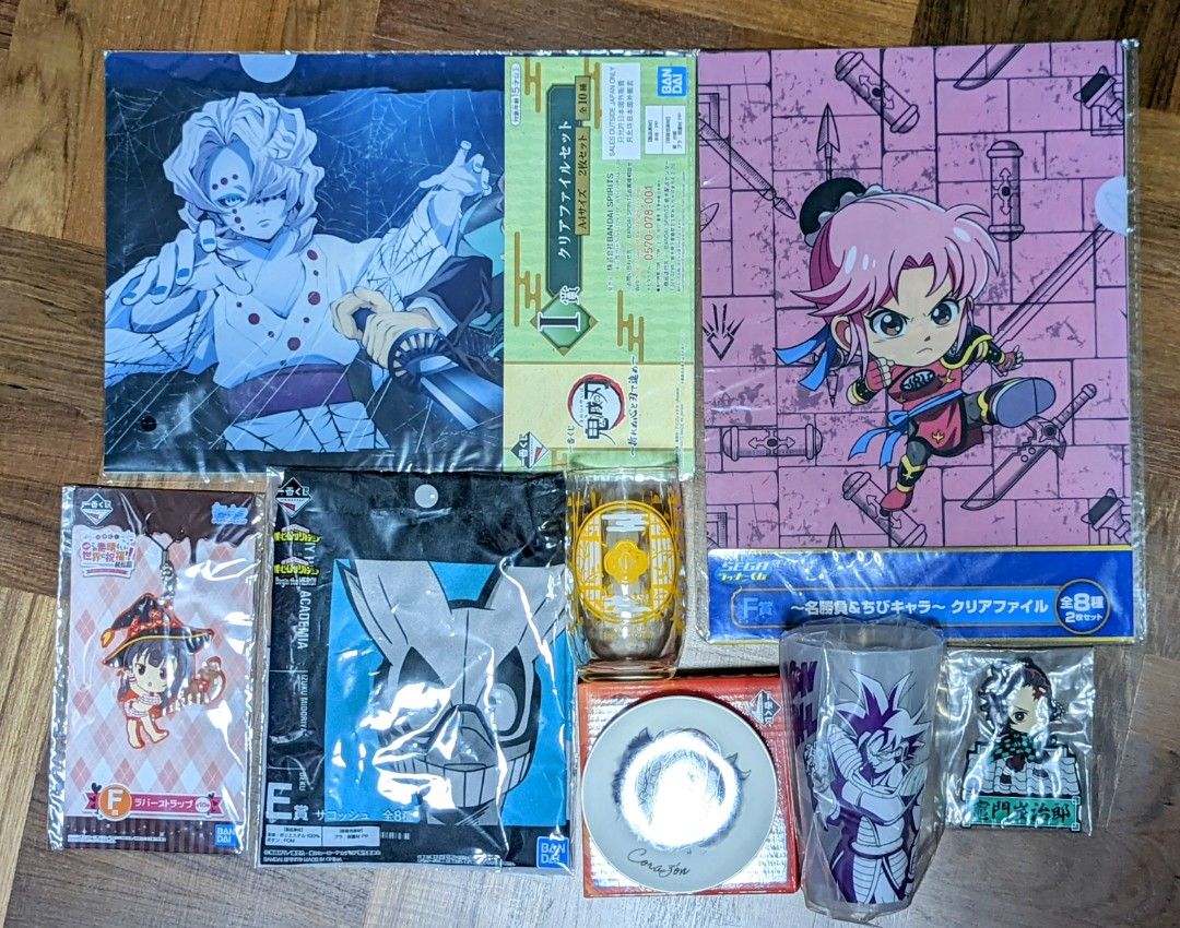 Kuji Prizes [One piece red, Quintessential Quintuplets, My Hero ...