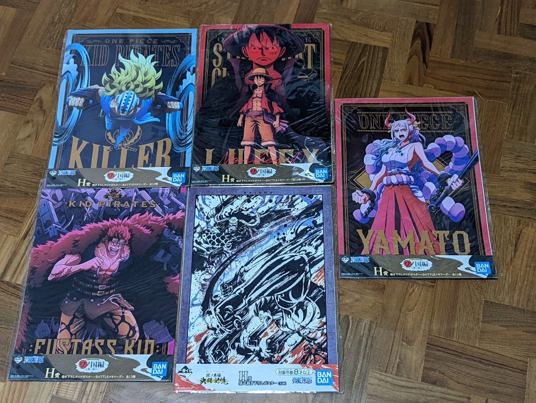 Kuji Prizes [One piece red, Quintessential Quintuplets, My Hero ...