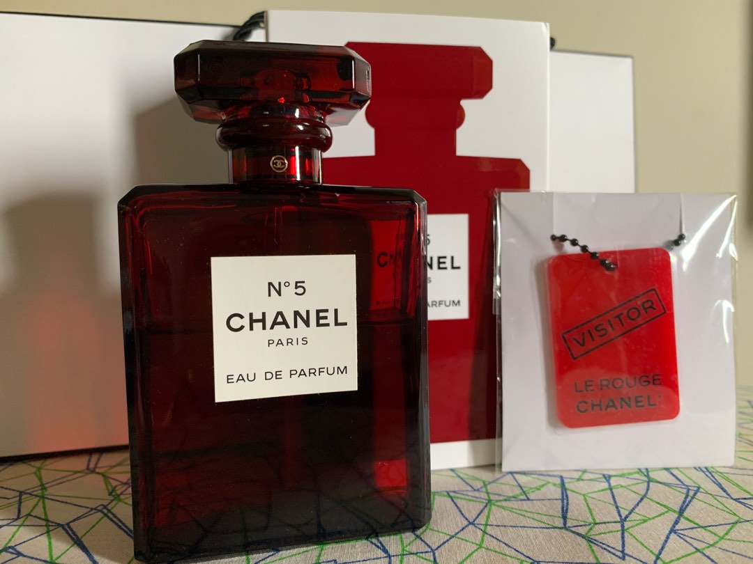 (LE) Chanel No.5 Eau De Parfum 100ml Red Bottle Limited Edition, Beauty & Personal Care ...