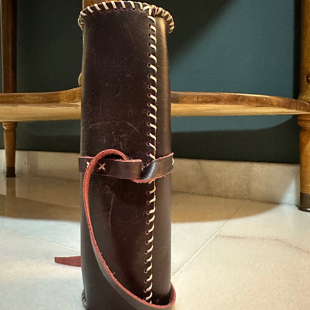 Leather long pouch, Women's Fashion, Bags & Wallets, Purses & Pouches ...