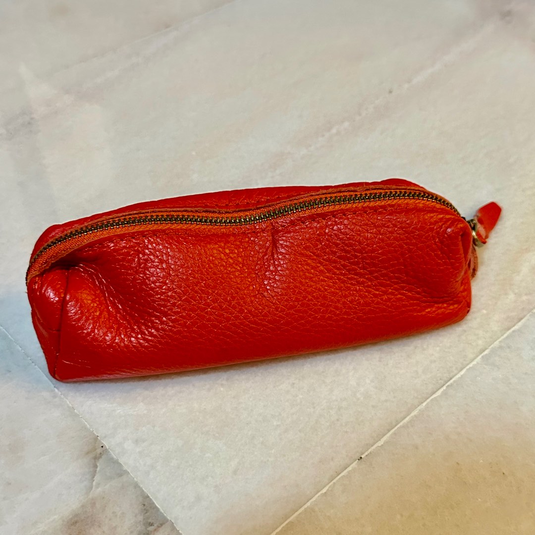 Leather Long Pouch, Women's Fashion, Bags & Wallets, Purses & Pouches ...