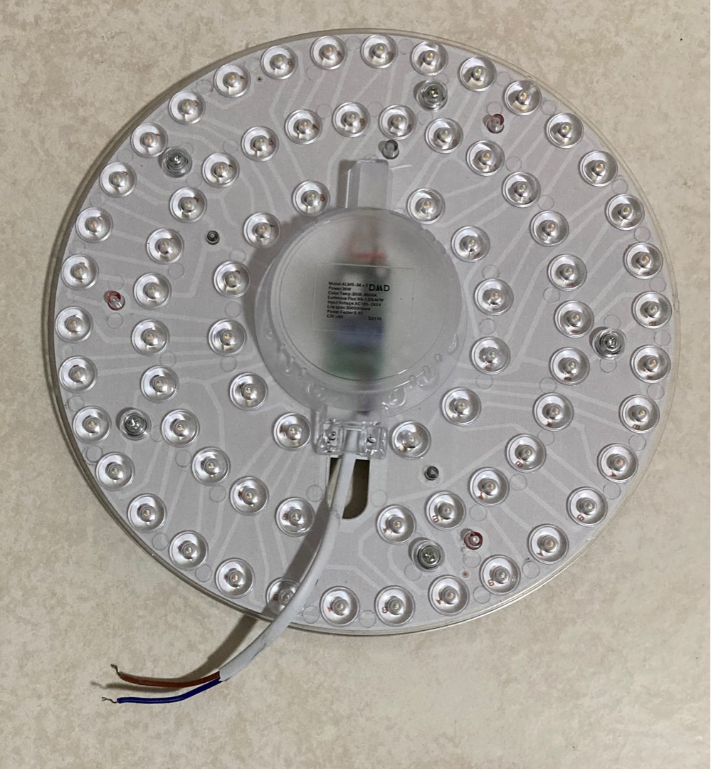 LED ceiling replacement light, magnetic module, Furniture & Home Living ...