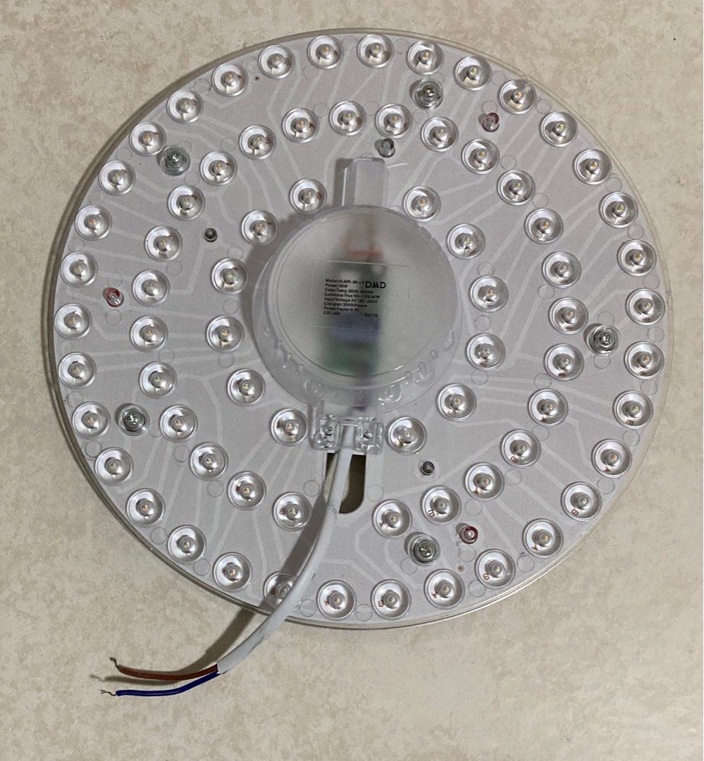 LED ceiling replacement light, magnetic module, Furniture & Home Living ...