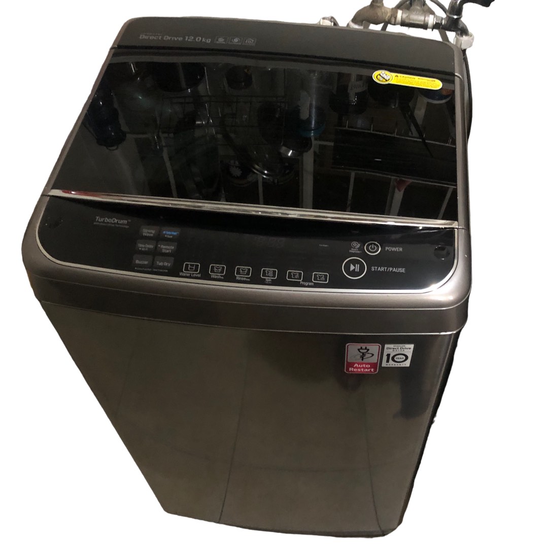 Lg heavy duty washer 12kg, TV & Home Appliances, Washing Machines and ...