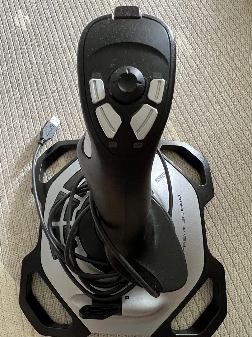 Logitech Extreme 3D Pro Joystick, Video Gaming, Gaming Accessories ...