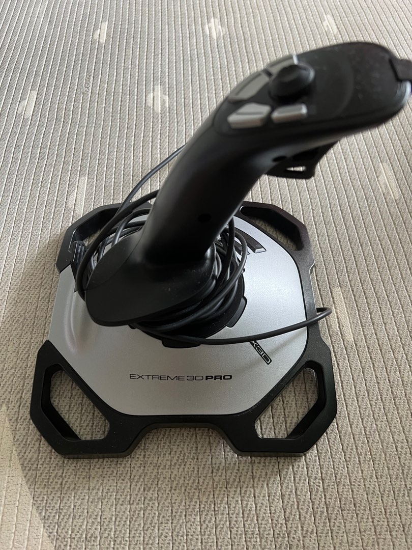 Logitech Extreme 3D Pro Joystick, Video Gaming, Gaming Accessories ...