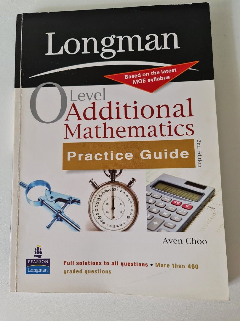 Longman O Level Additional Mathematics Practice Guide, Hobbies & Toys ...
