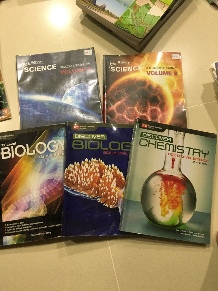 lower/upper sec science textbooks chemistry biology, Hobbies & Toys, Books & Magazines ...