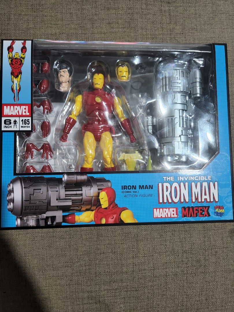 Mafex Iron Man Comic Hobbies And Toys Toys And Games On Carousell