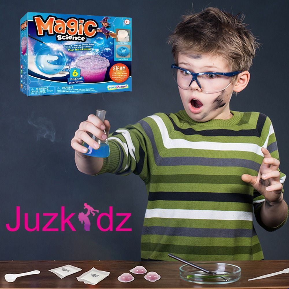 Magic Science Experiments STEAM DIY Educational Slime Kit Bouncy Ball ...