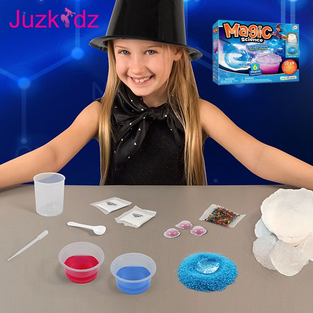 Magic Science Experiments STEAM DIY Educational Slime Kit Bouncy Ball ...
