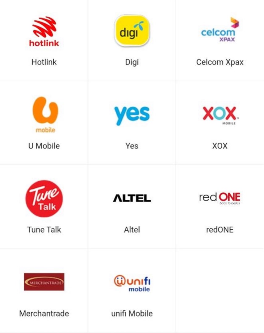 Malaysia Prepaid Card Reload / Topup Celcom Hotlink Digi Umobile OneXox, Mobile Phones & Gadgets ...