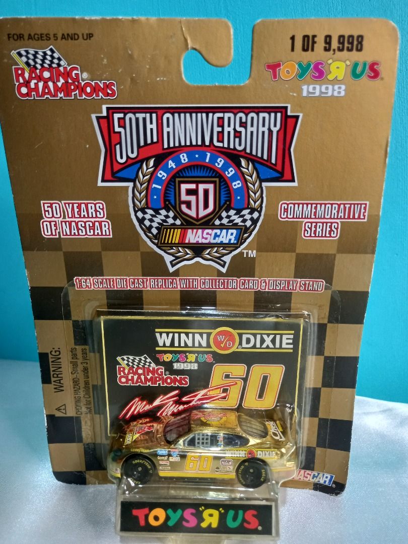 "MARK MARTIN #60" WINN DIXIE 1998 TOYS R US NASCAR 50TH ANNIVERSARY ...