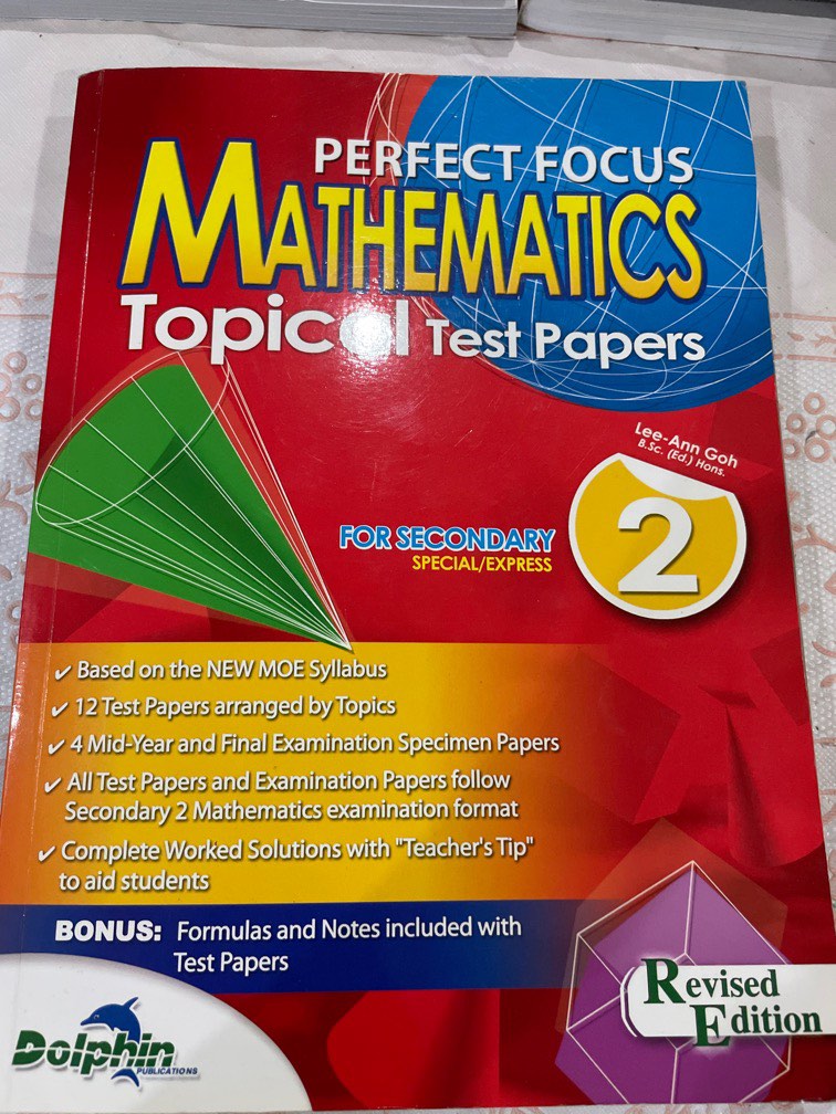 Mathematics Topical Test Papers Sec 2, Hobbies & Toys, Books ...