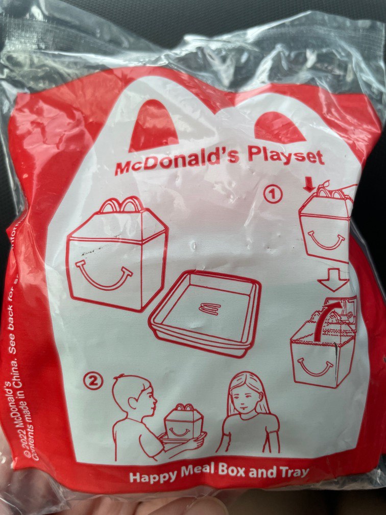 McDonald’s Happy Meal | McDonald’s Playset | Happy Meal Box and Tray ...