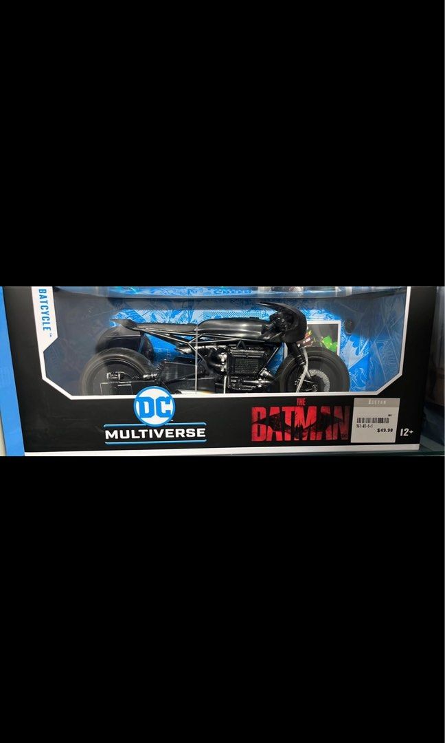 McFarlane Batcycle The Batman , Hobbies & Toys, Toys & Games on Carousell