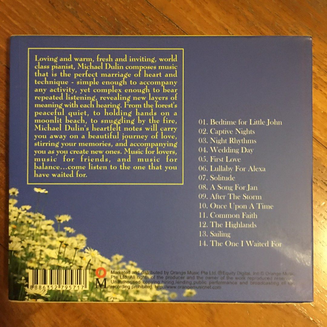 Michael Dulin - Once Upon A Time ( Audiophile Recording CD ), Hobbies ...