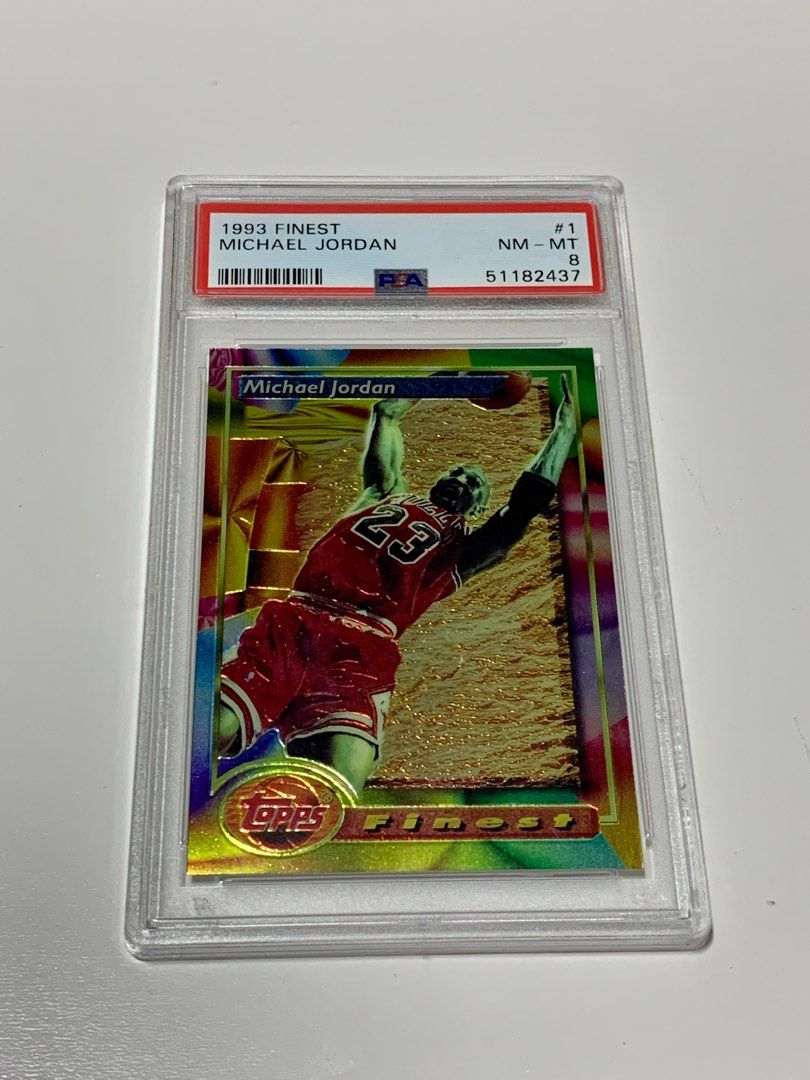 Michael Jordan Topps Finest NBA Basketball Card, Hobbies & Toys ...