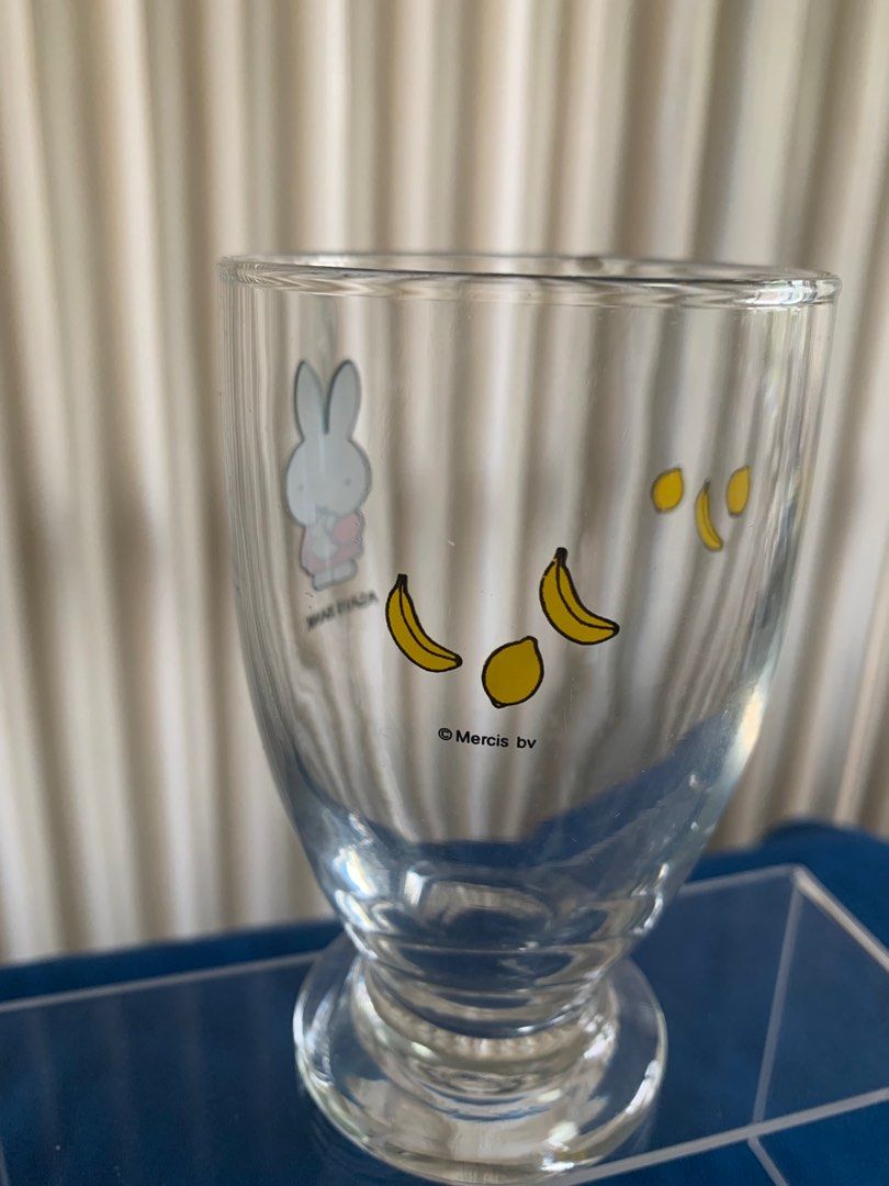 Miffy footed glass, Furniture & Home Living, Kitchenware & Tableware ...